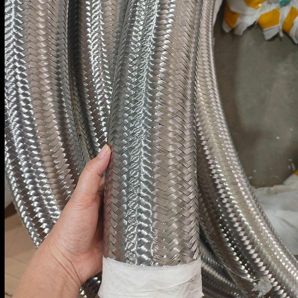 Flexible Corrosion-Resistant PTFE Braided Teflon Fuel Hose for Chemical ...